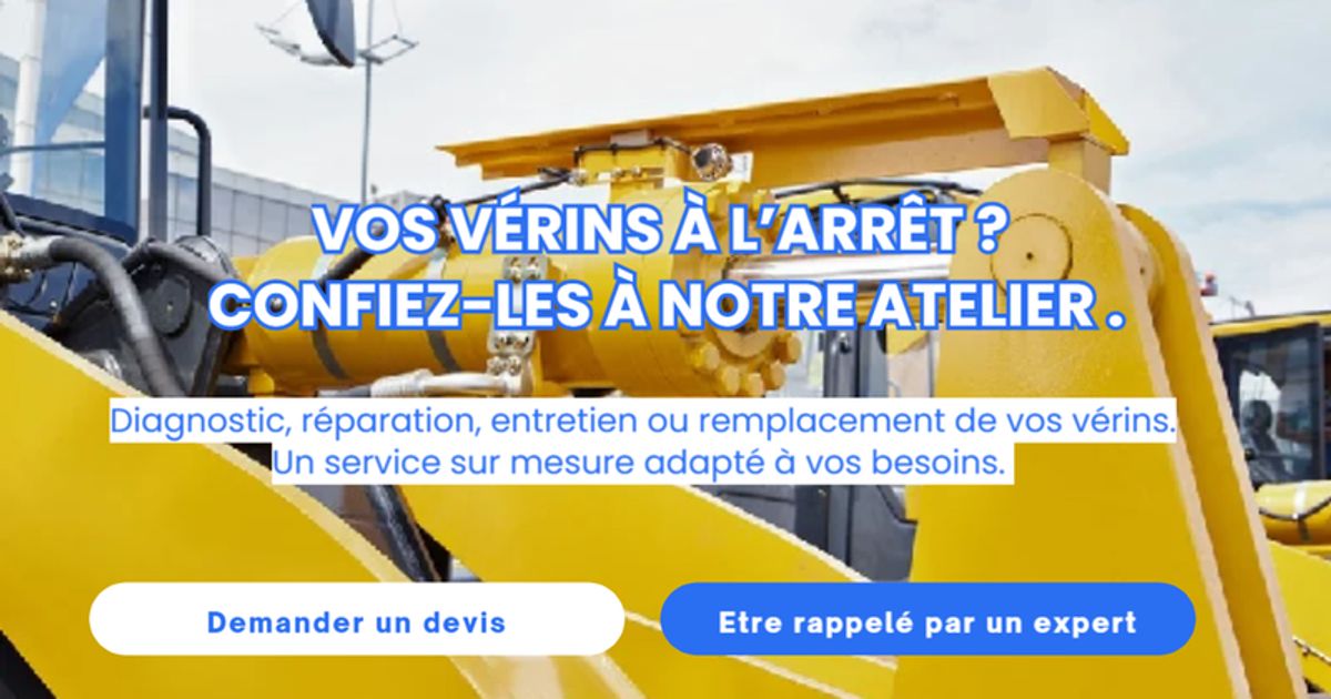 Vérins hydrauliques
